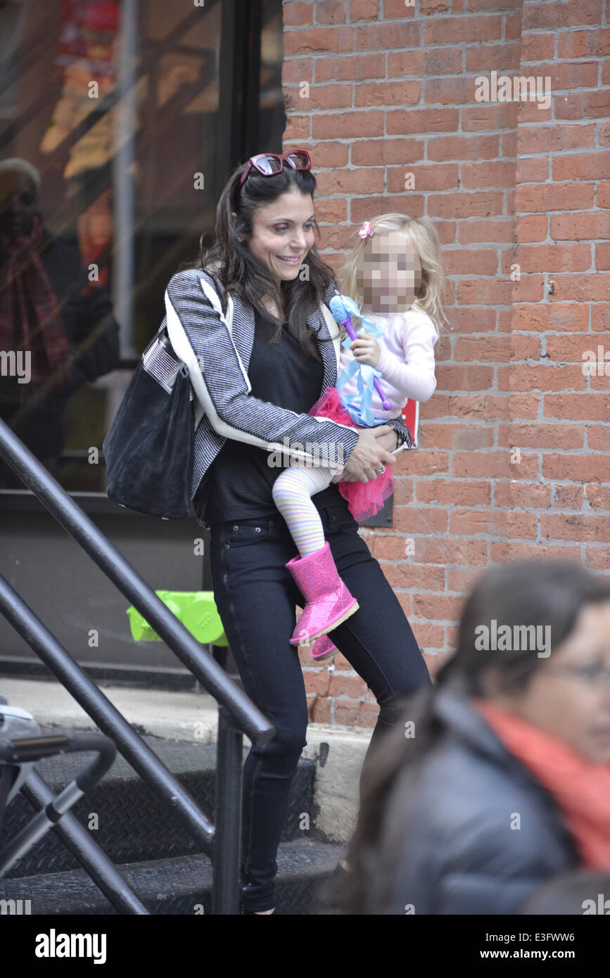 Bethenny Frankel on the school run to pick up daughter Bryn Hopper ...