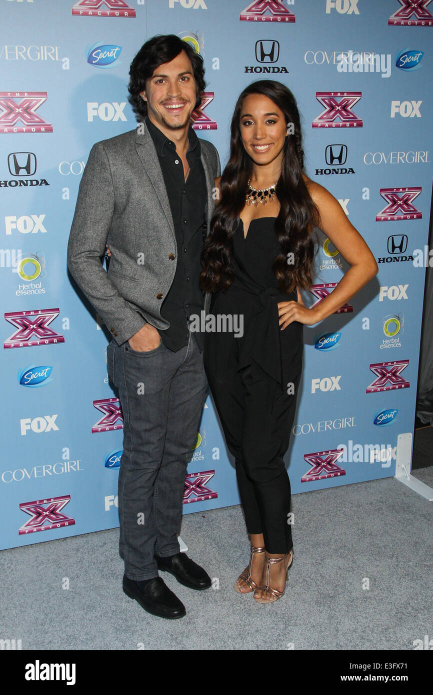 Contestants and judges attend FOX's "The X Factor" Season 3 Finalists ...