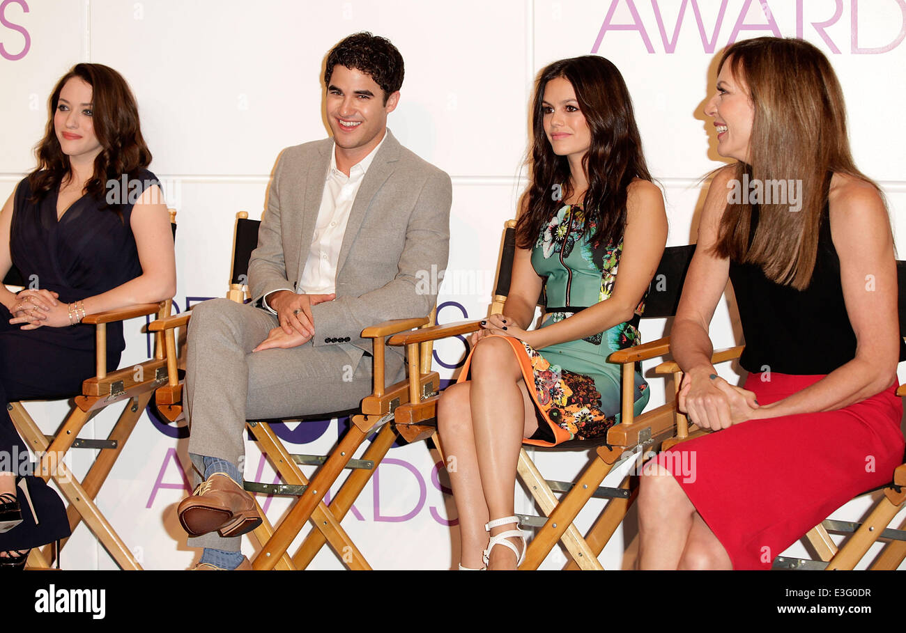 Celebrities attend People's Choice Awards 2014 Nominations Press ...