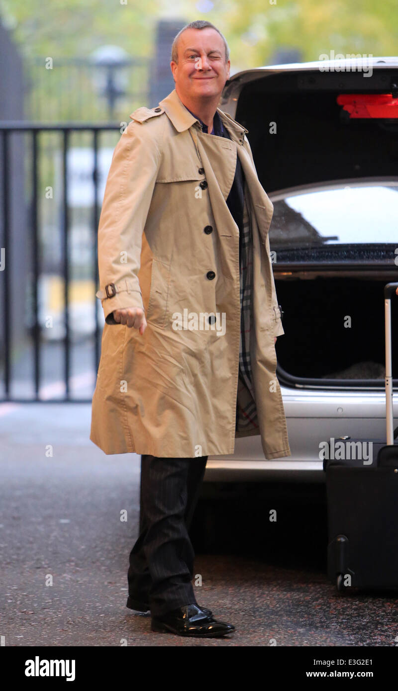Stephen Tomkinson outside the ITV studios Featuring: Stephen Tomkinson ...