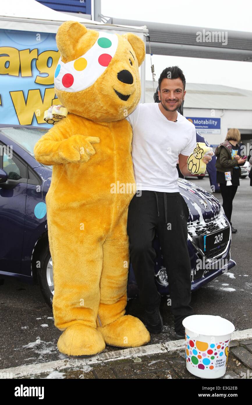 Peter Andre launches the UK's largest Car Wash Featuring: Peter Andre ...