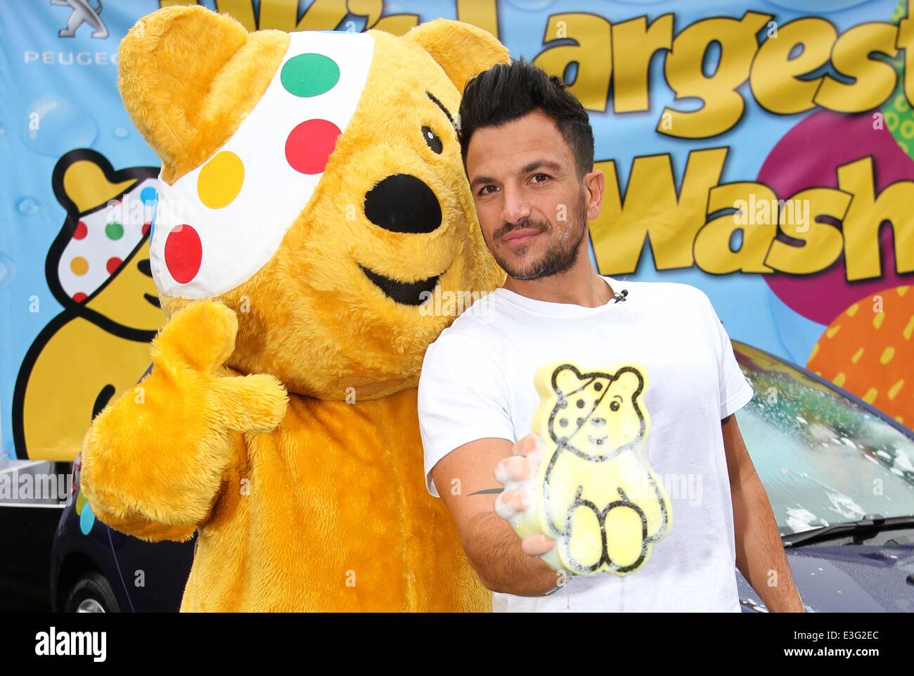 Peter Andre launches the UK's largest Car Wash Featuring: Peter Andre ...