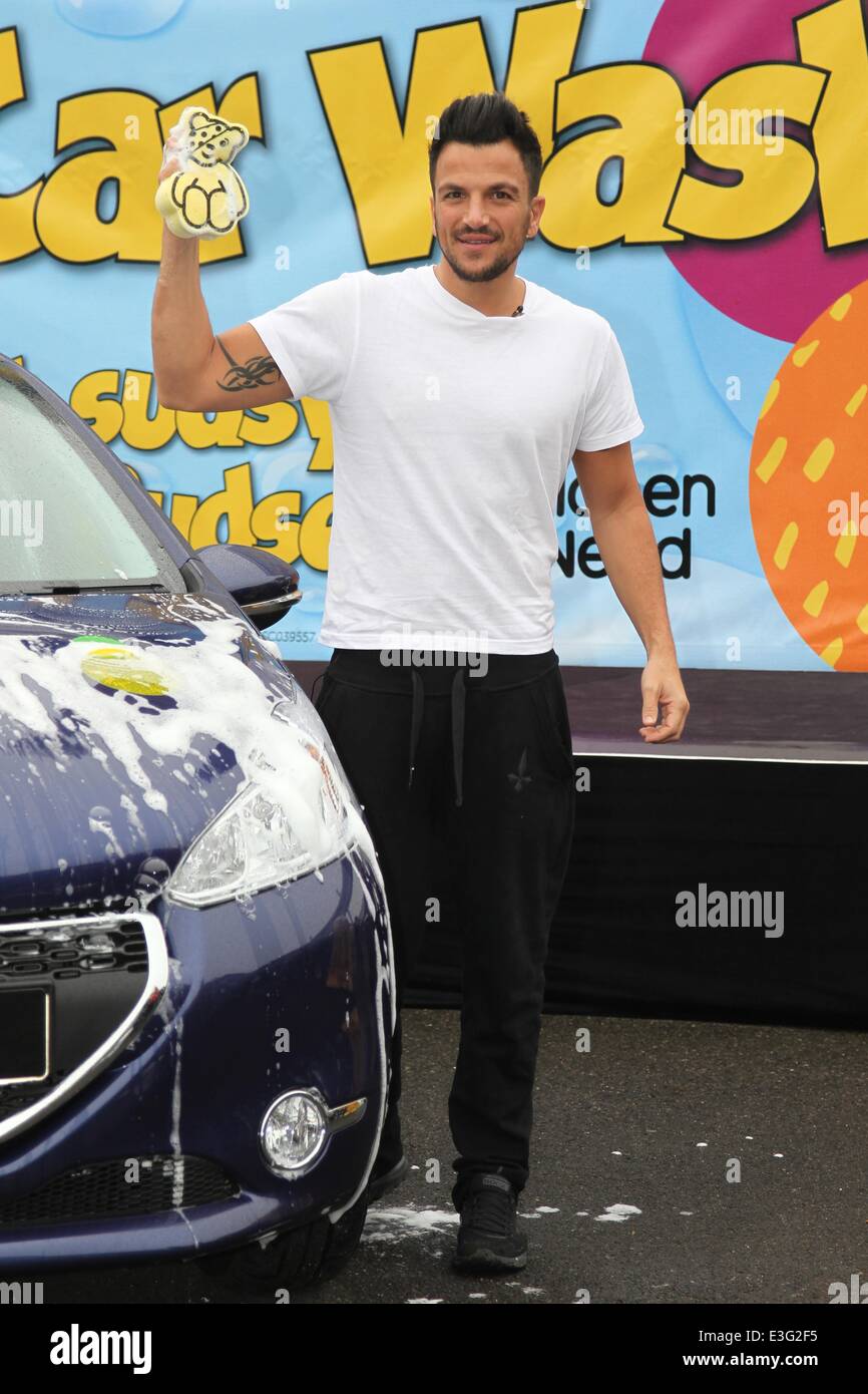 Peter Andre launches the UK's largest Car Wash Featuring: Peter Andre ...