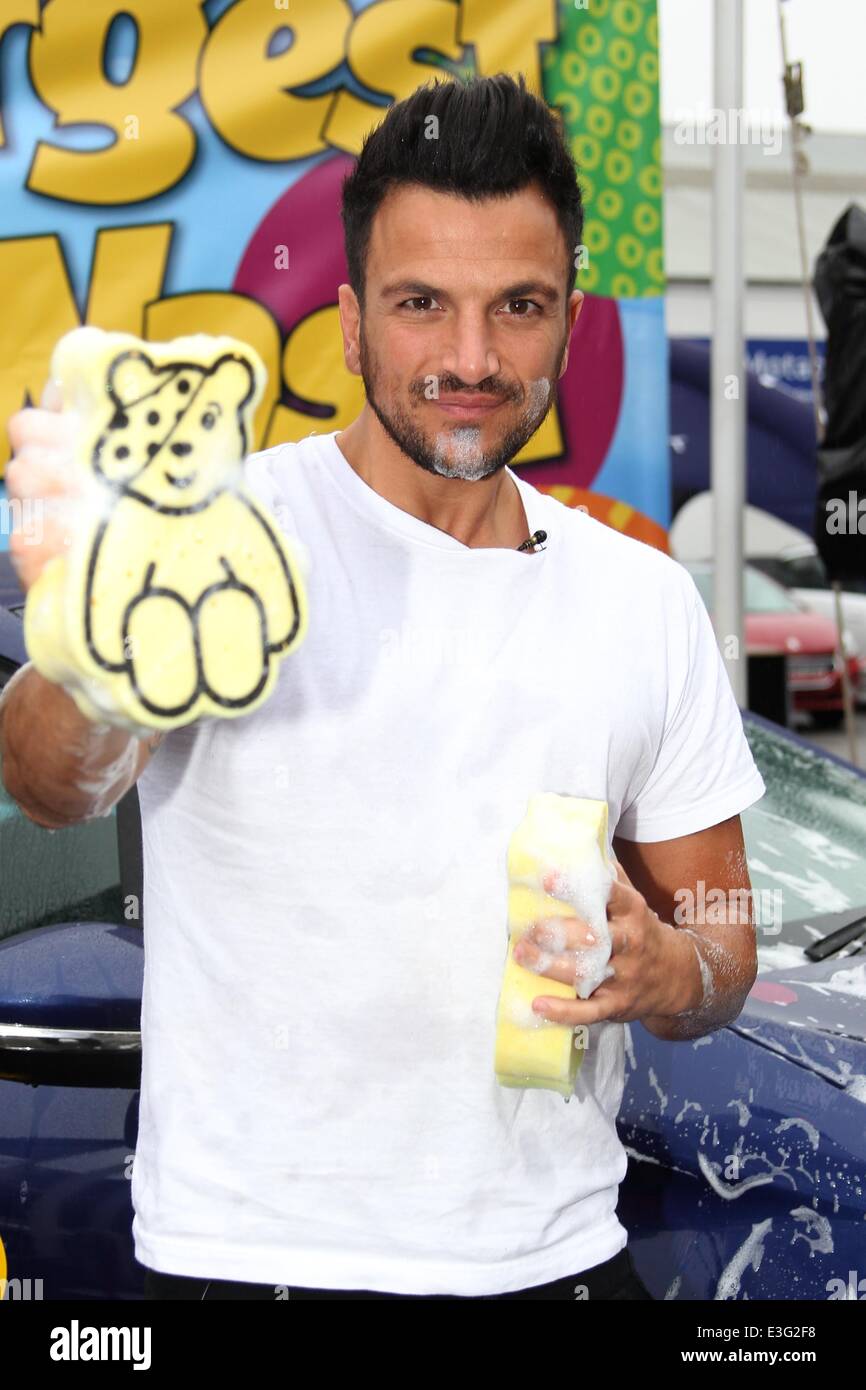 Peter Andre launches the UK's largest Car Wash Featuring: Peter Andre ...