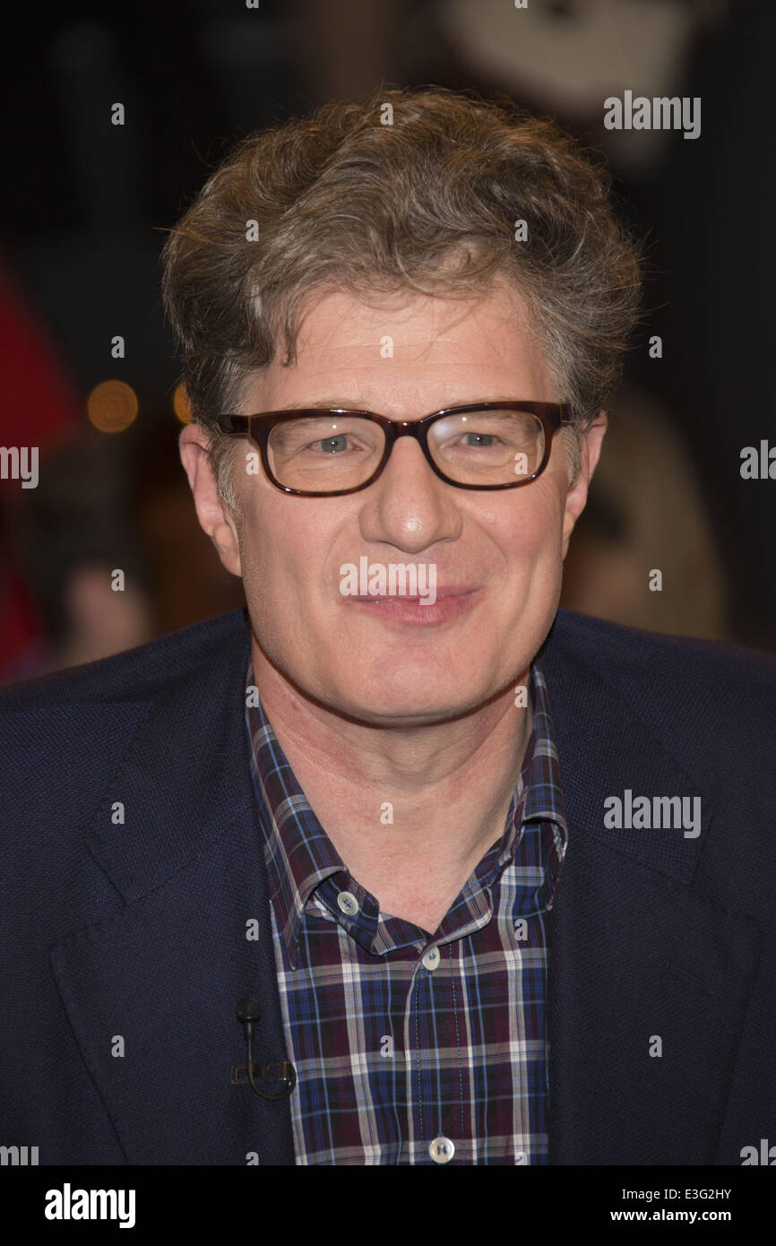 German ZDF TV talkshow Markus Lanz at Fernsehmacher-Studio Featuring ...