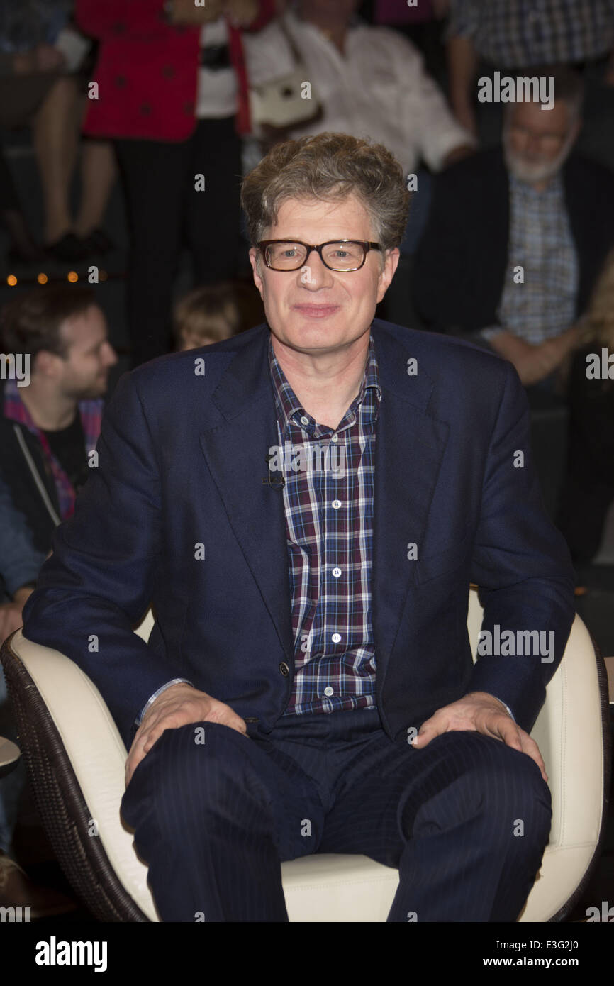 German ZDF TV talkshow Markus Lanz at Fernsehmacher-Studio Featuring ...