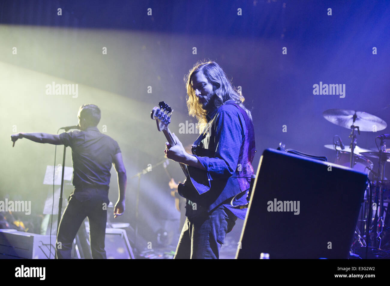 The Killers performing live in concert at the Hammersmith Apollo ...