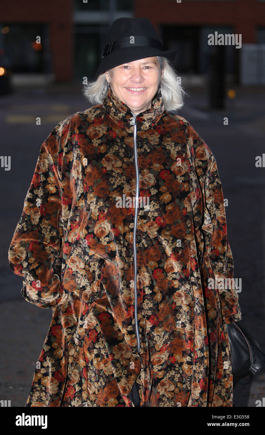 Denise Black outside the itv studios Featuring: Denise Black Where ...
