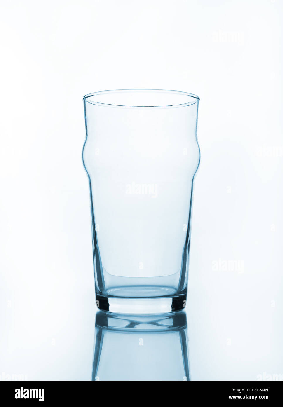 empty glass with shadow Stock Photo - Alamy