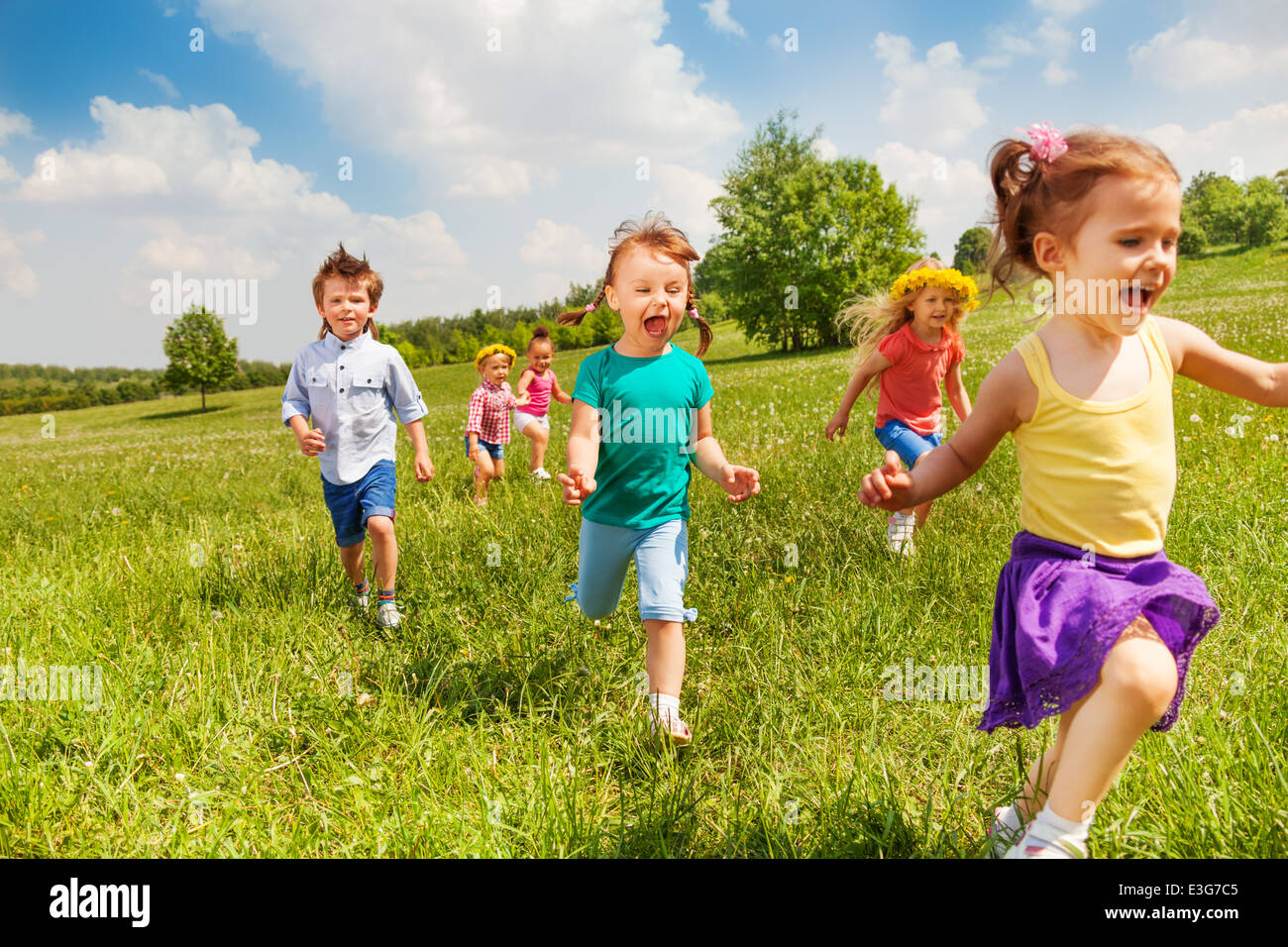 Child Excited Playing