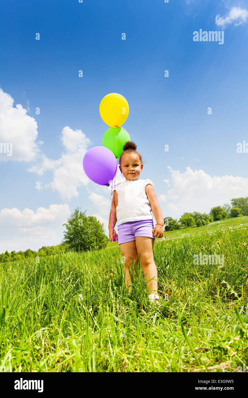 Sky balloons children flying hi-res stock photography and images - Alamy