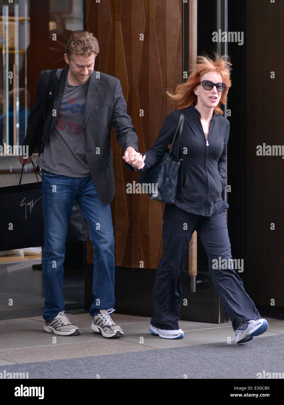 Comedienne Kathy Griffin shopping with boyfriend Randy Bick in ...