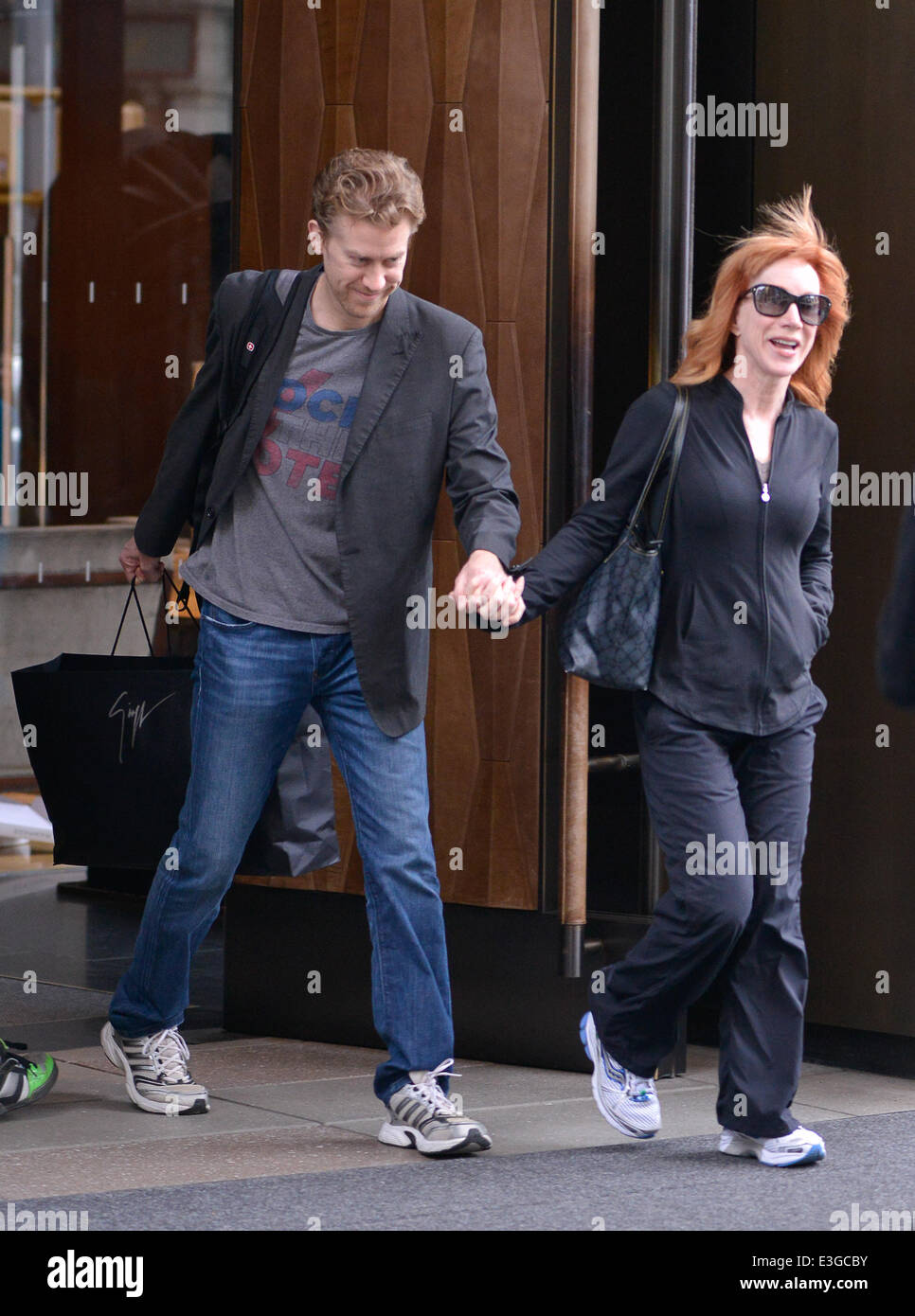 Comedienne Kathy Griffin shopping with boyfriend Randy Bick in ...