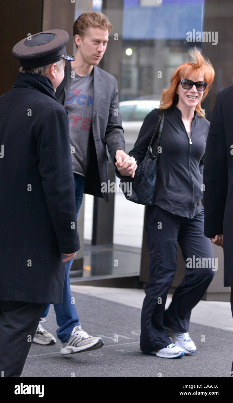 Comedienne Kathy Griffin shopping with boyfriend Randy Bick in ...
