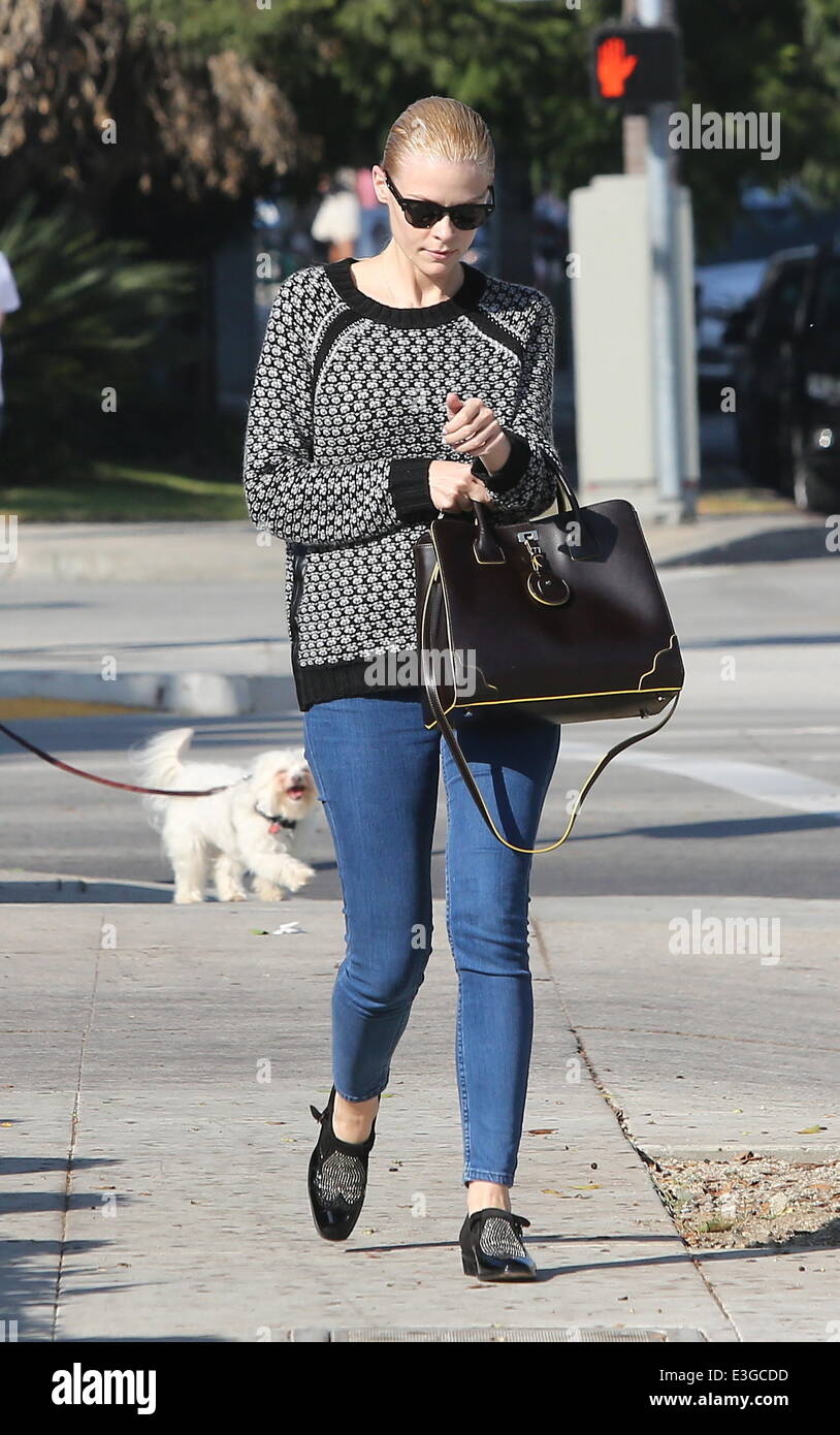 Jaime King running errands in Beverly Hills Featuring: Jaime King Where ...