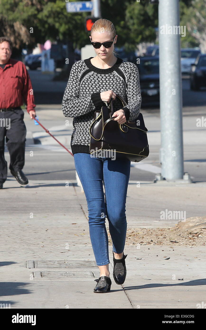 Jaime King running errands in Beverly Hills Featuring: Jaime King Where ...