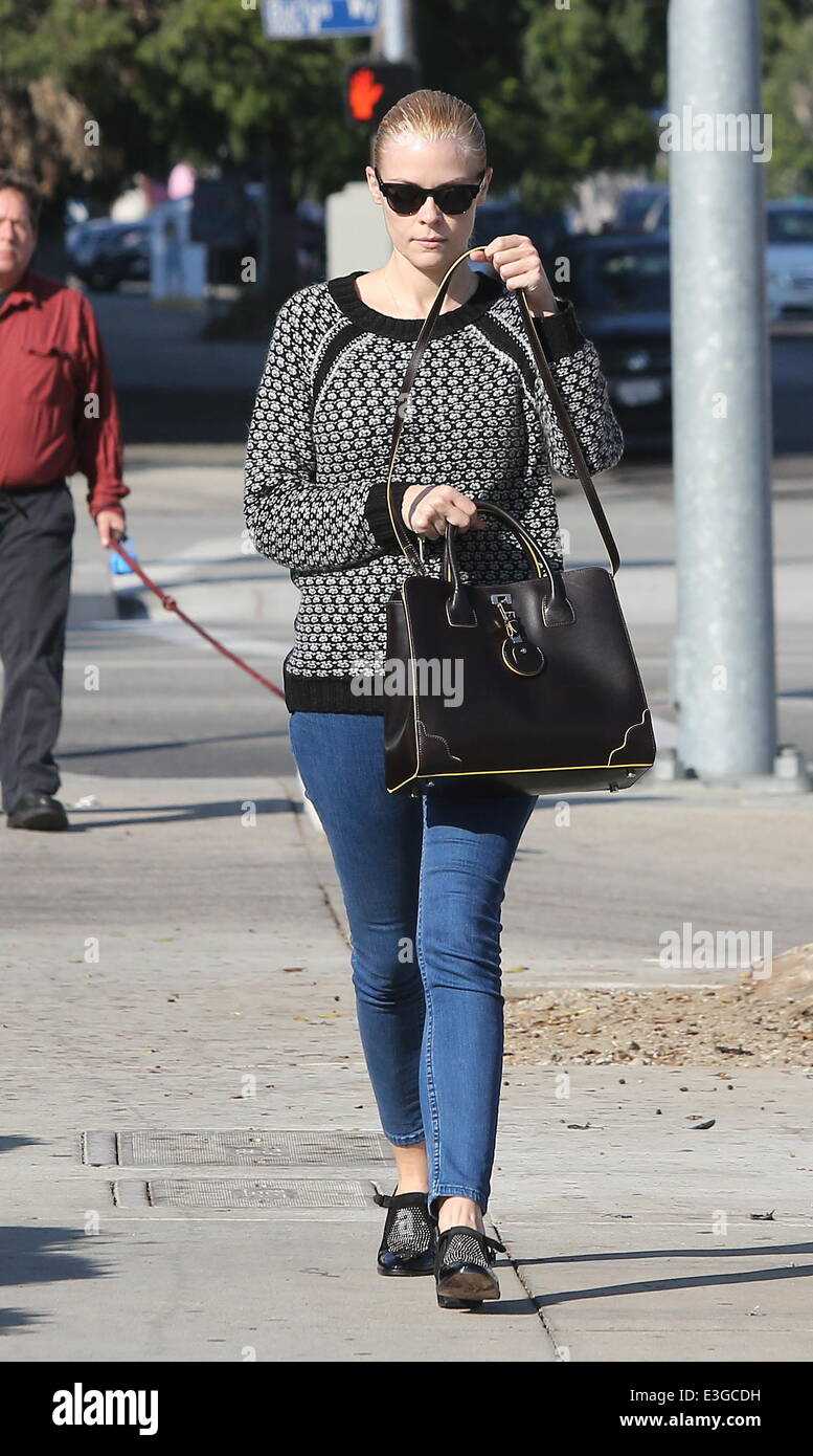 Jaime King running errands in Beverly Hills Featuring: Jaime King Where ...