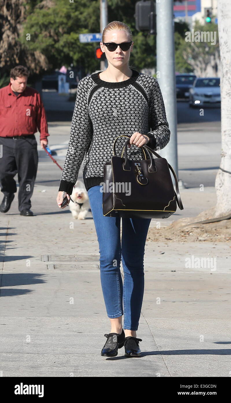 Jaime King running errands in Beverly Hills Featuring: Jaime King Where ...