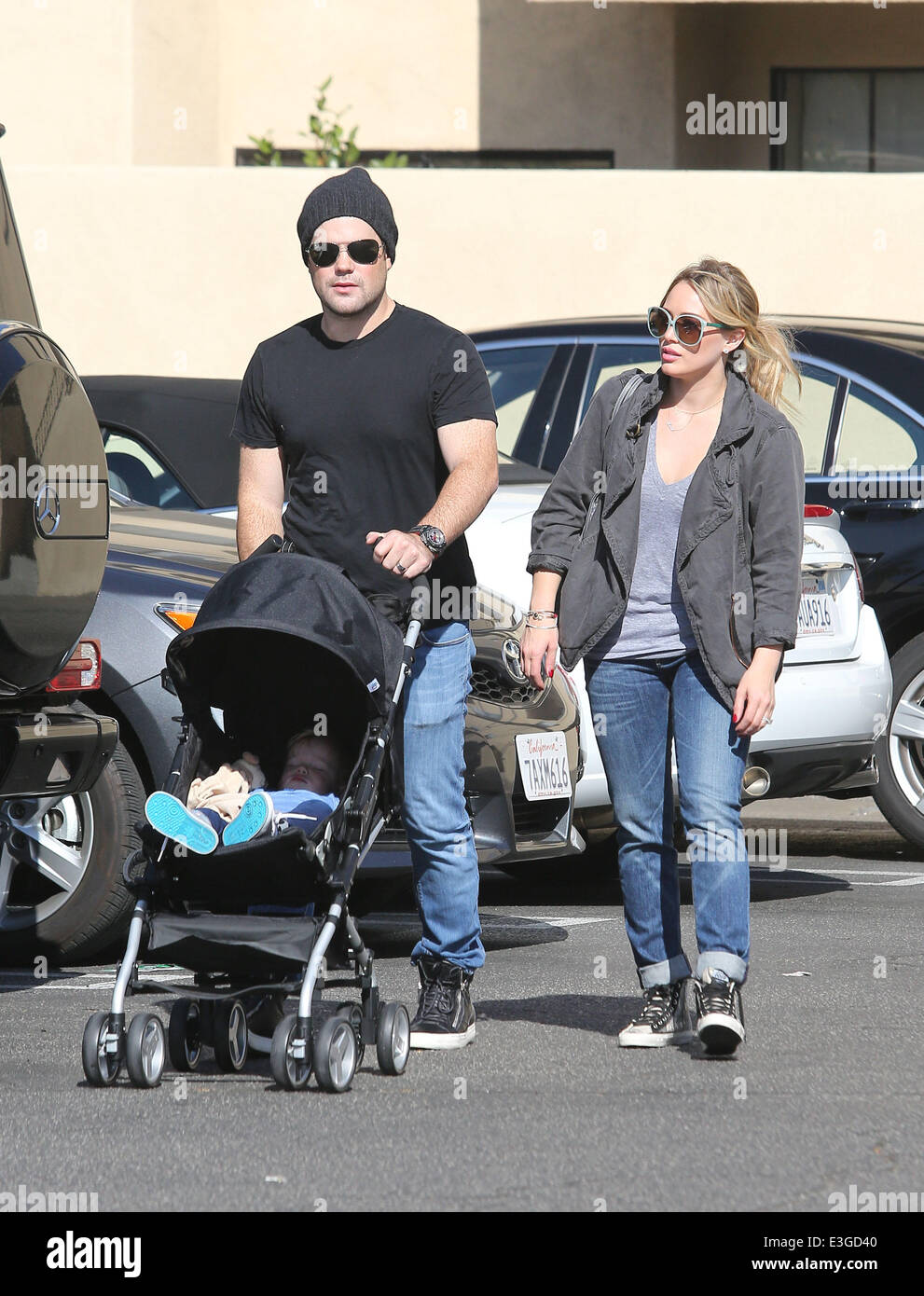 Hilary Duff spends the day at Studio City farmer's market with family and friends Featuring ...