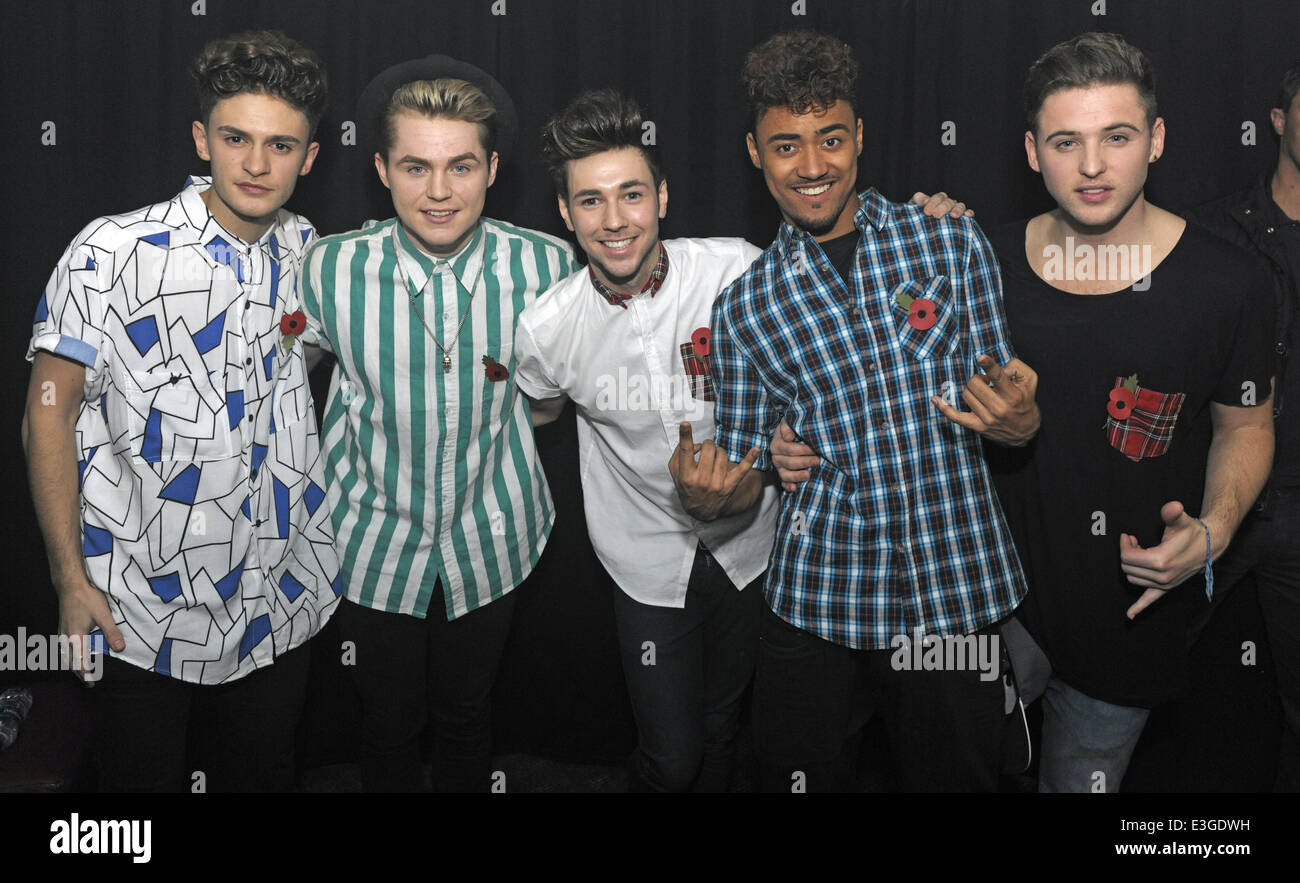 Kingsland Road pose for pictures backstage at G-A-Y ahead of their ...