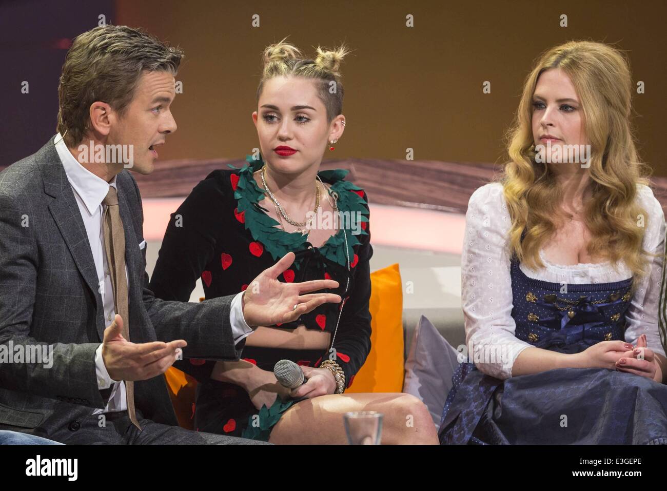 German ZDF TV show Wetten Dass...? at Messehalle Bruckdorf Featuring ...