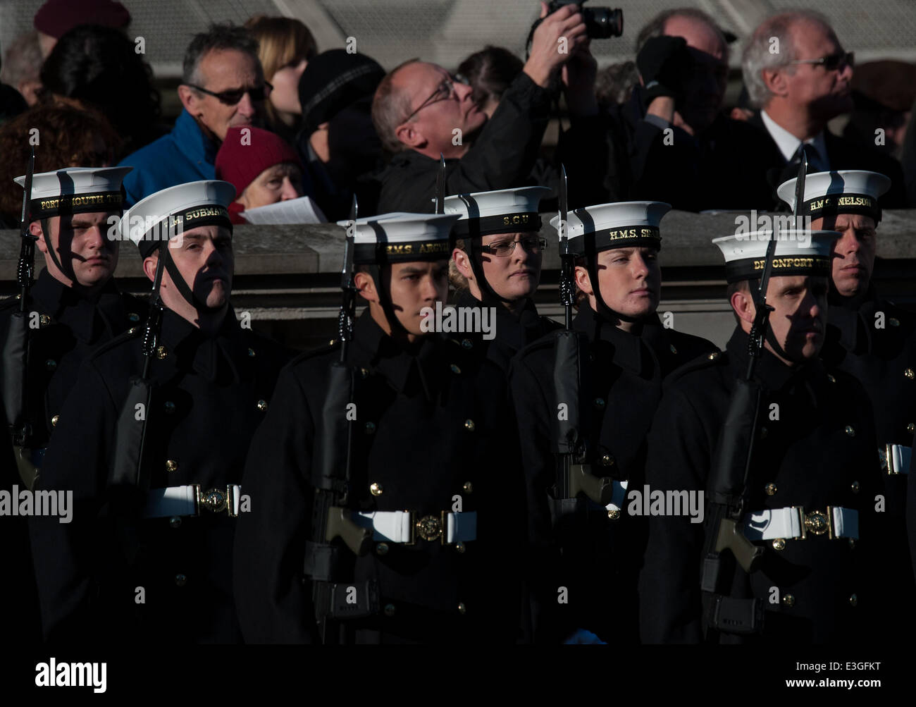 Remembrance Sunday service held at the Cenotaph in Central London ...