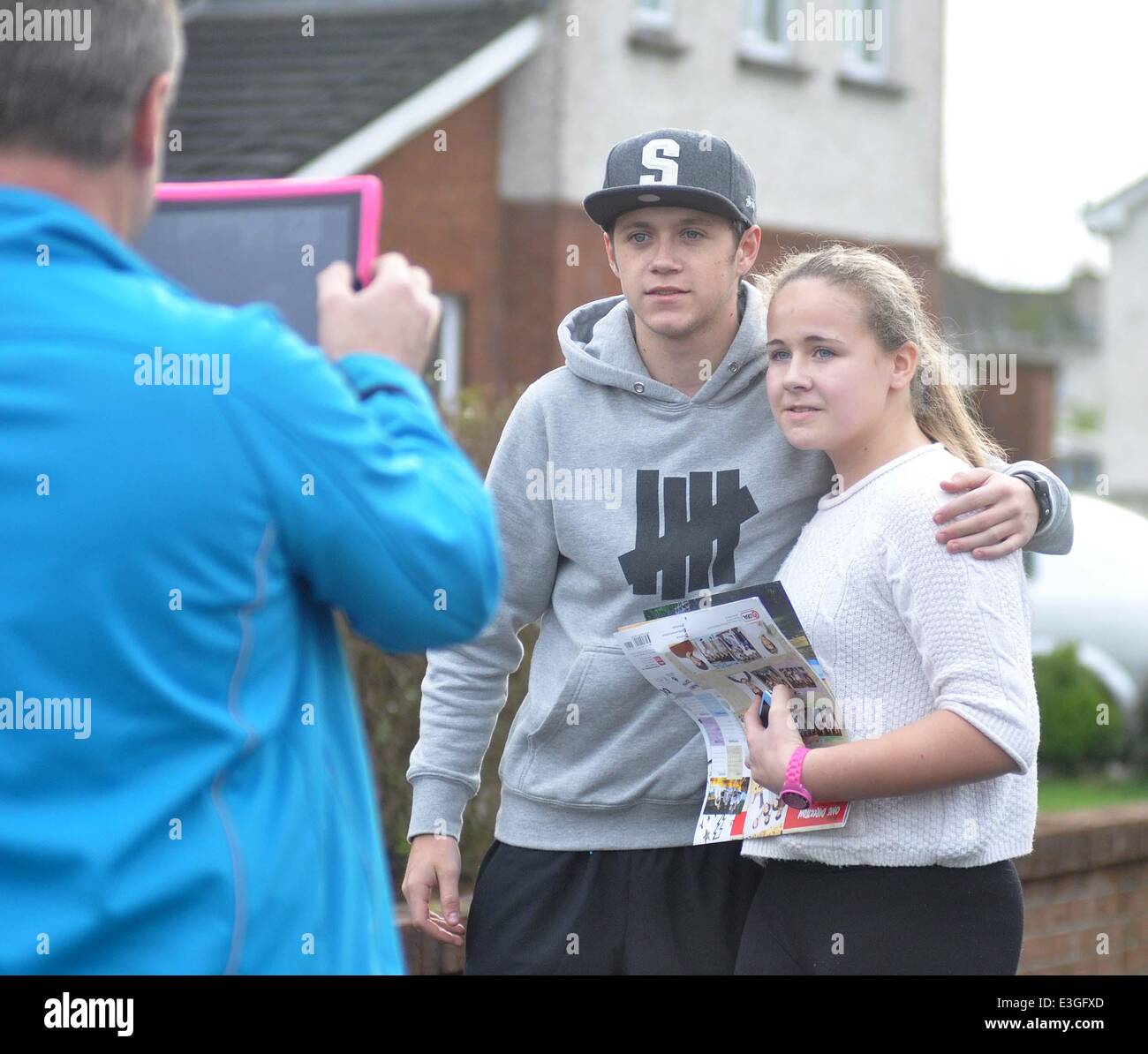 Niall Horan goes jogging near his home in Mullingar. On his return ...