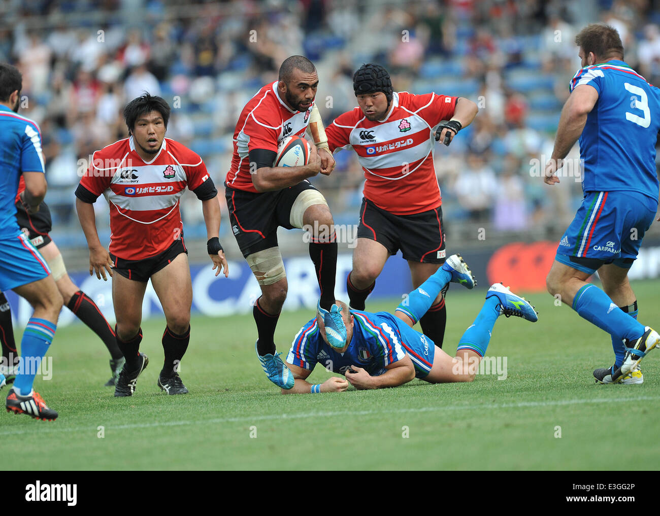 Tokyo, Japan. 21st June, 2014. Michael Leitch (JPN) Rugby : Rugby test ...