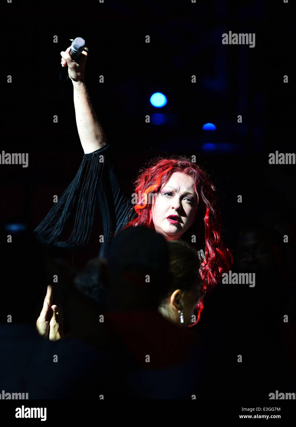 Cyndi Lauper performs live in concert at Hard Rock Live! at the ...