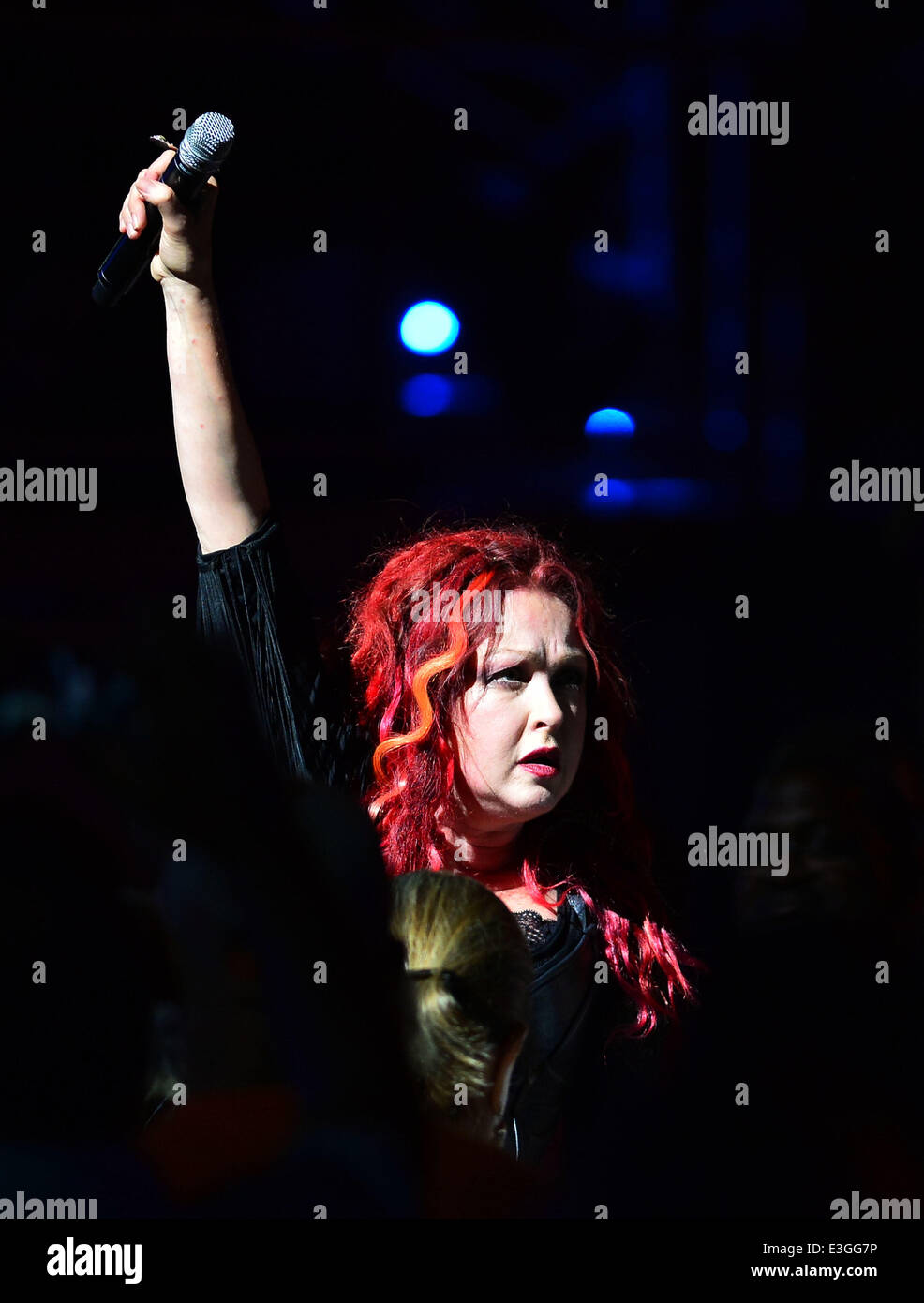 Cyndi Lauper performs live in concert at Hard Rock Live! at the ...