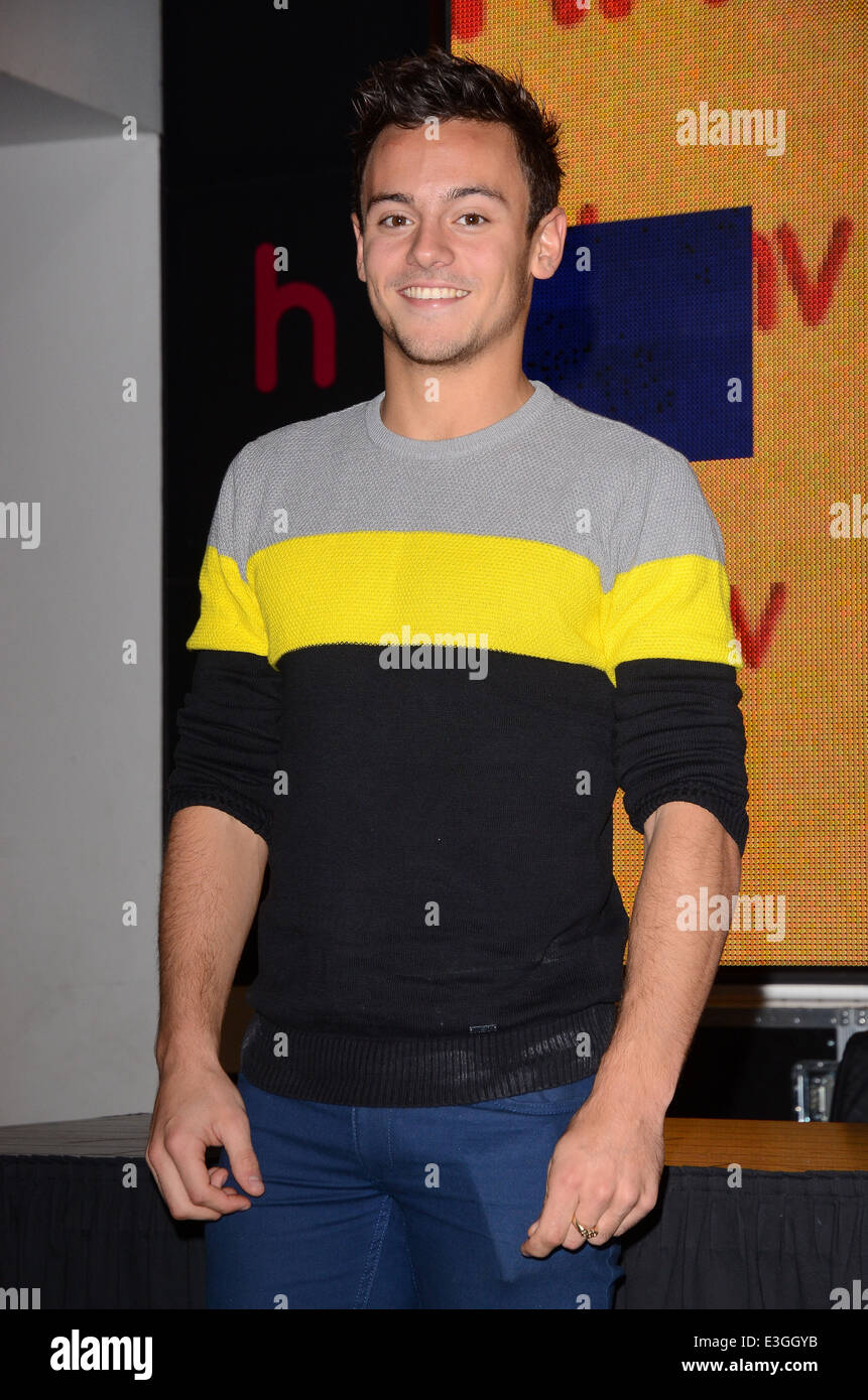 Tom Daley Calendar Signing at HMV Oxford Street Featuring: Tom Daley ...