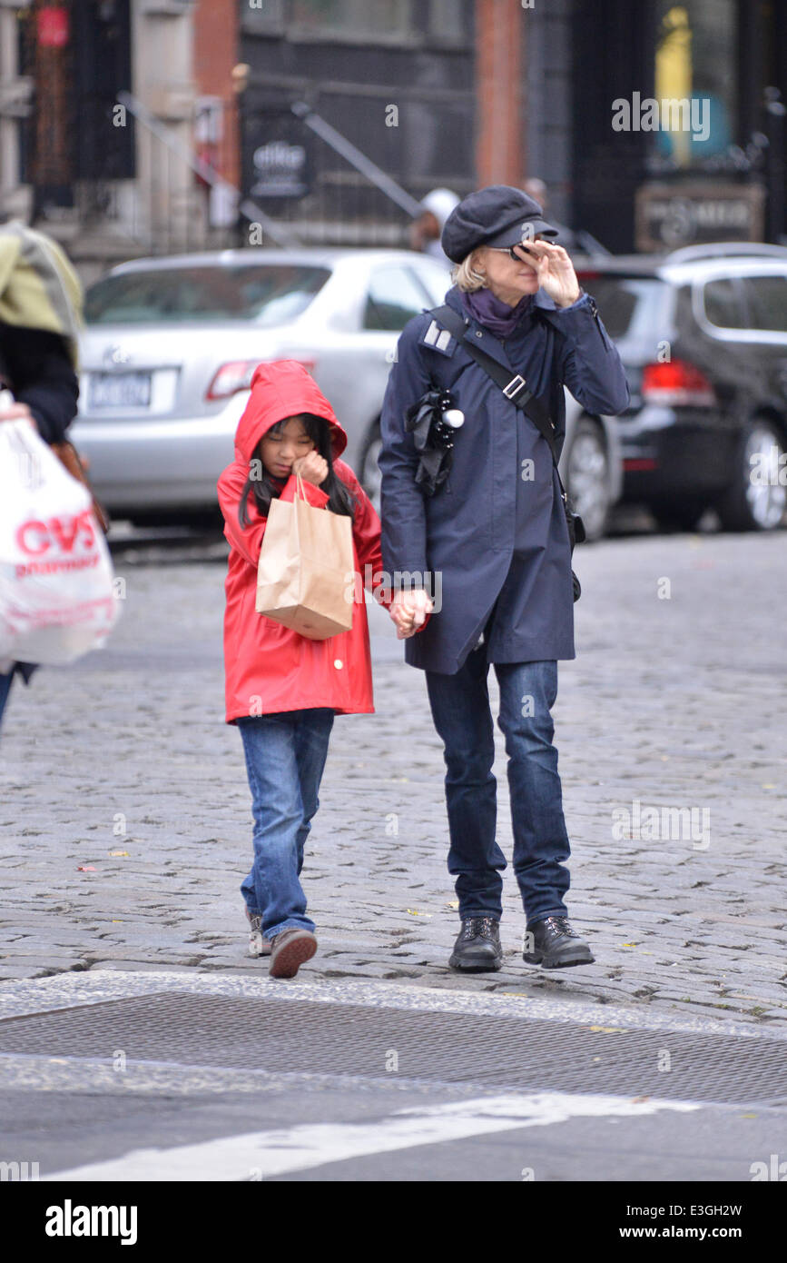 Meg Ryan and her daughter Daisy True wrapped up warm while out and ...