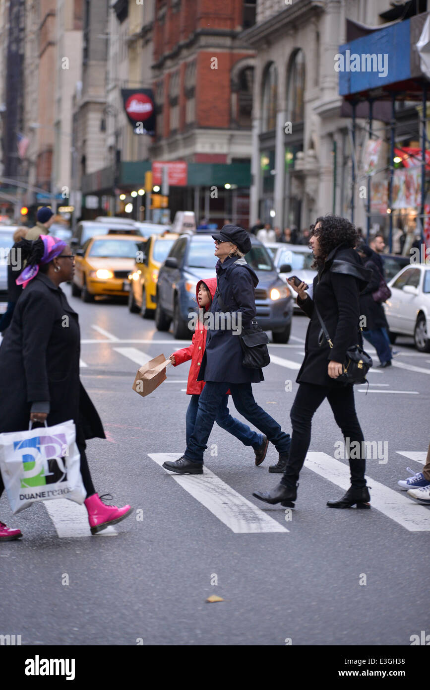 Meg Ryan and her daughter Daisy True wrapped up warm while out and ...