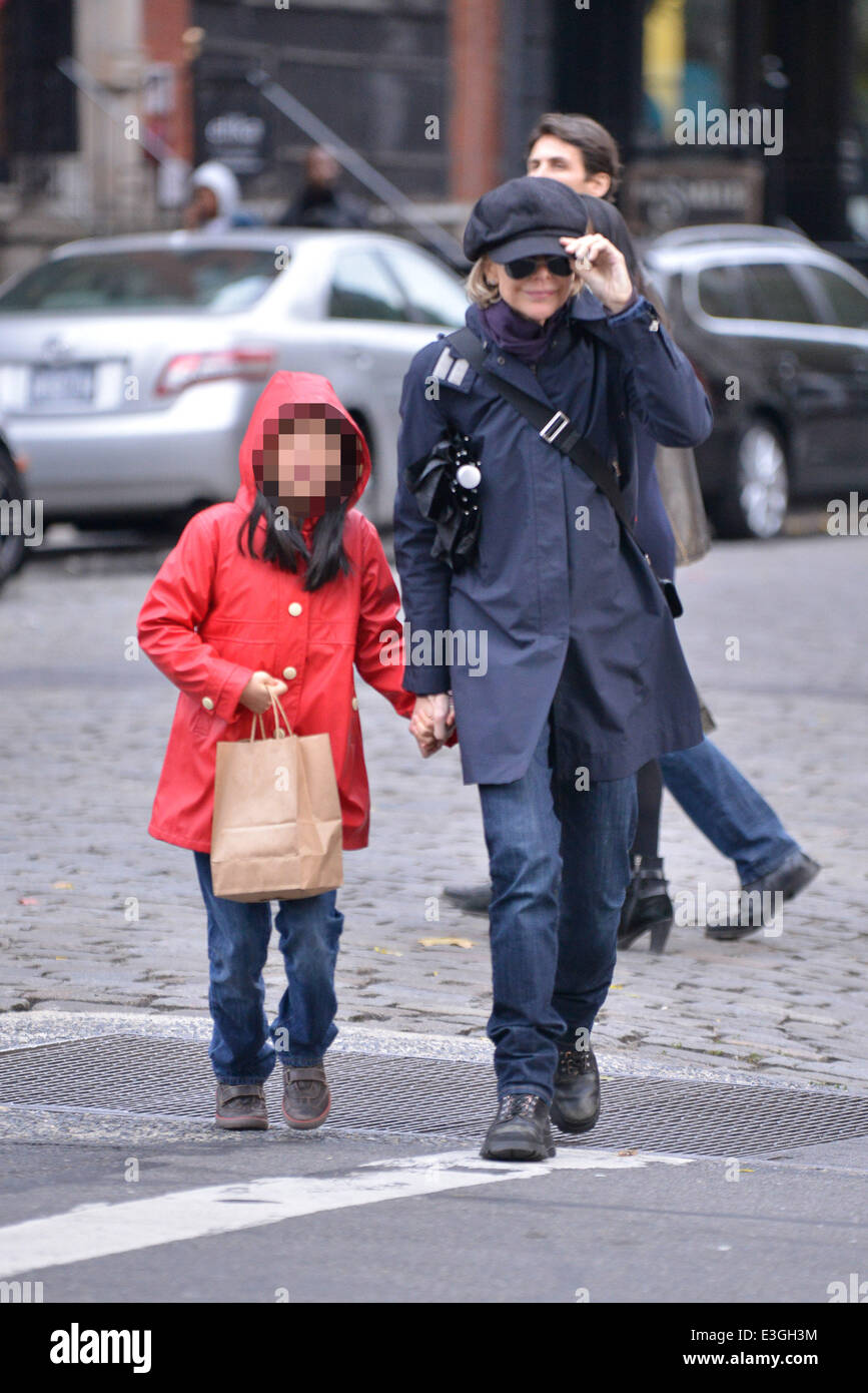 Meg Ryan and her daughter Daisy True wrapped up warm while out and ...