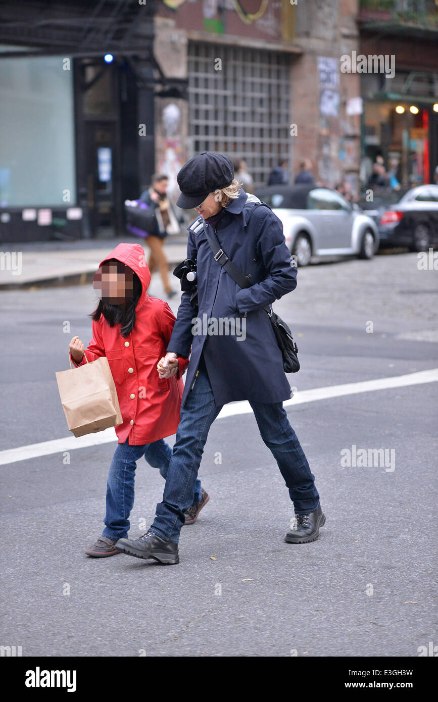 Meg Ryan and her daughter Daisy True wrapped up warm while out and ...