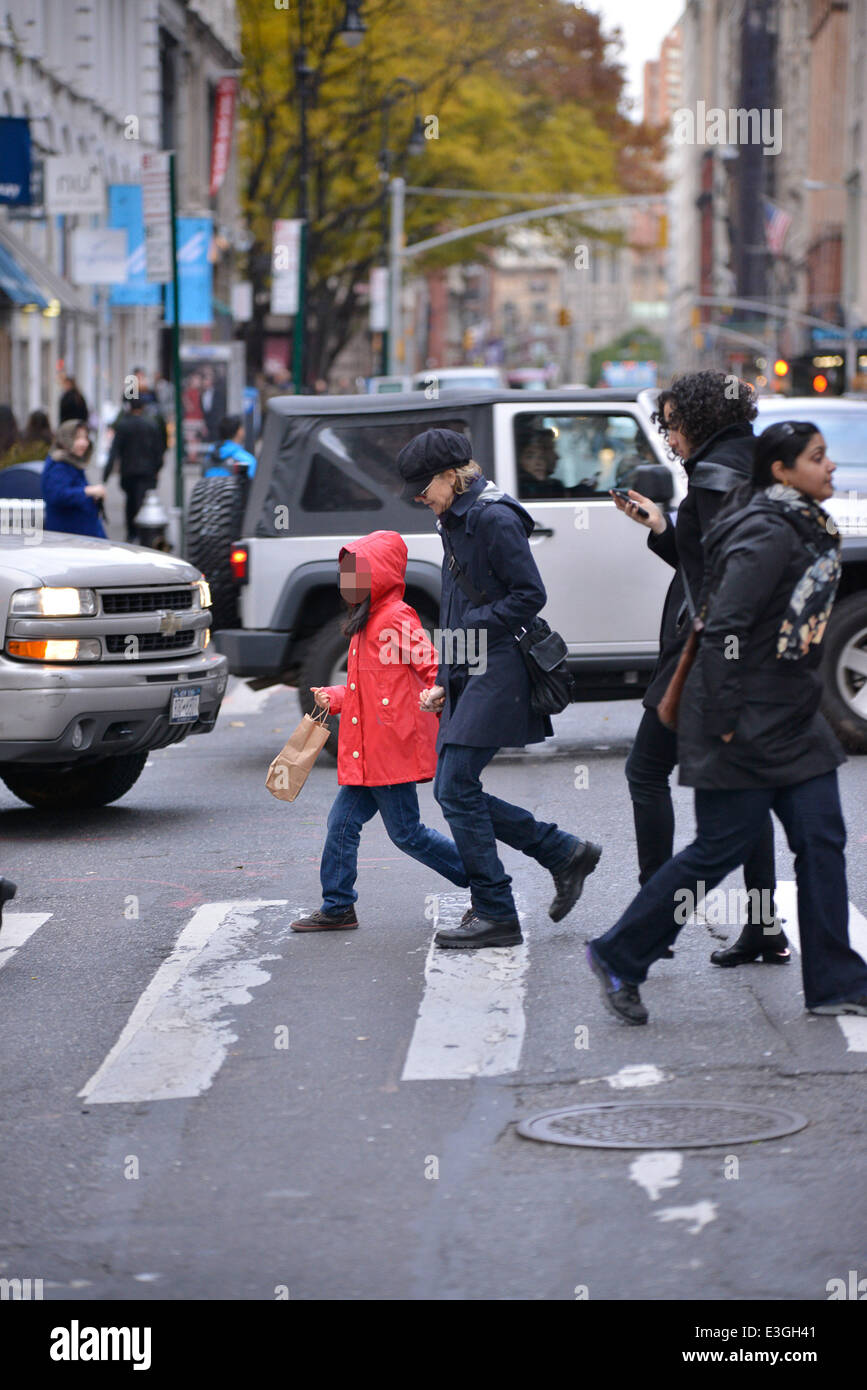 Meg Ryan and her daughter Daisy True wrapped up warm while out and ...
