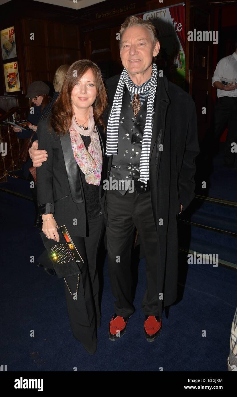 Guests arrive at 'Go Back For Murder' play opening at The Gaiety ...