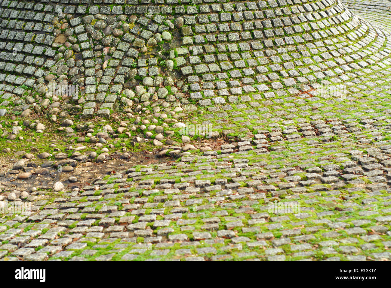 Exterior container base for ornamental plants in a public space Stock ...