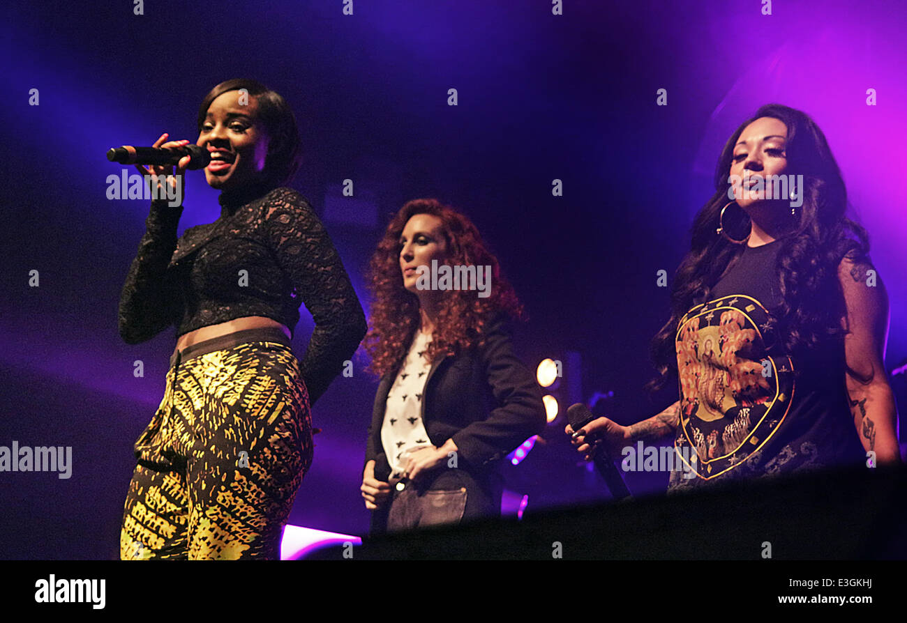 Mutya Keisha Siobhan (MKS) performing in concert at the Manchester Ritz ...