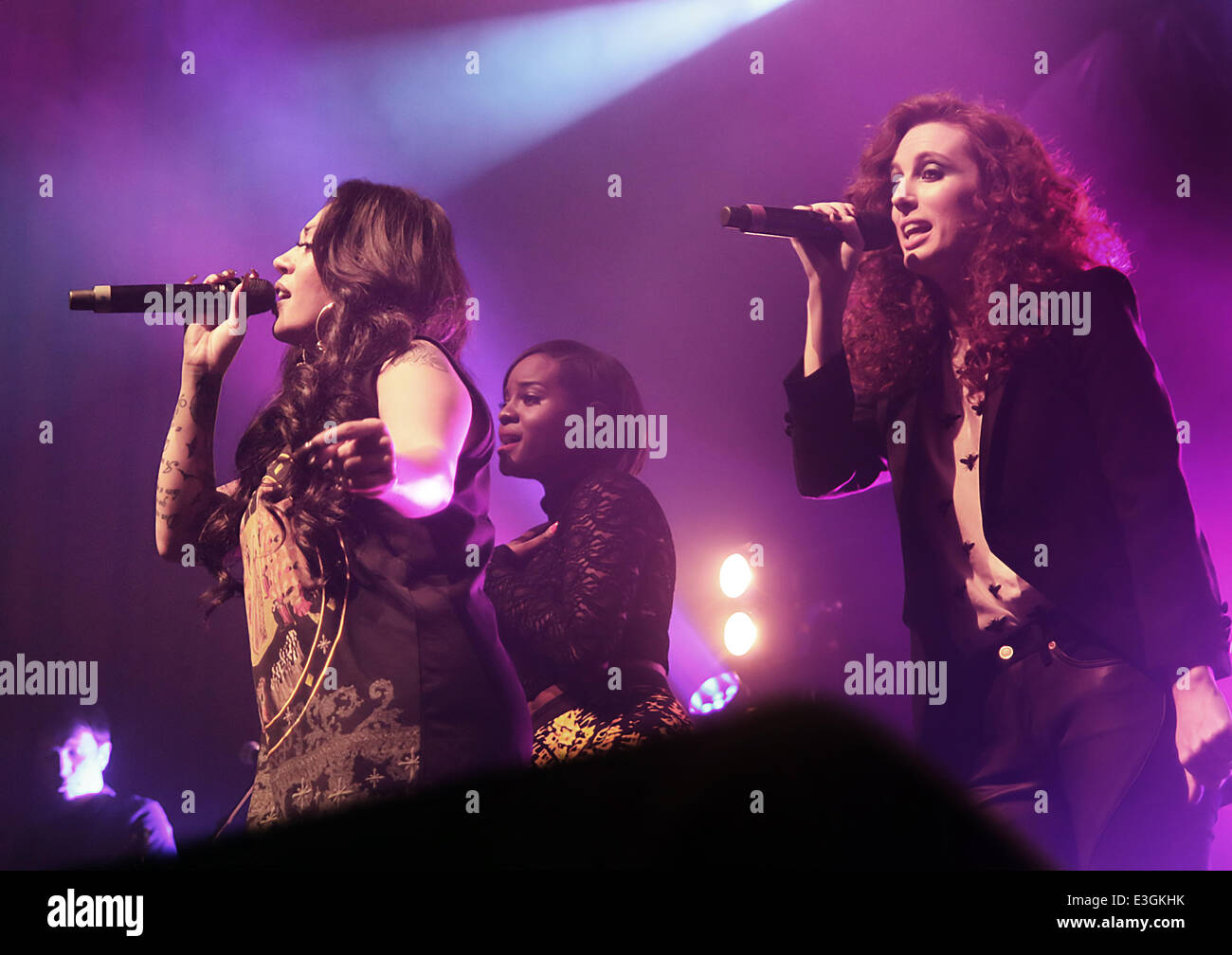 Mutya Keisha Siobhan (MKS) performing in concert at the Manchester Ritz ...