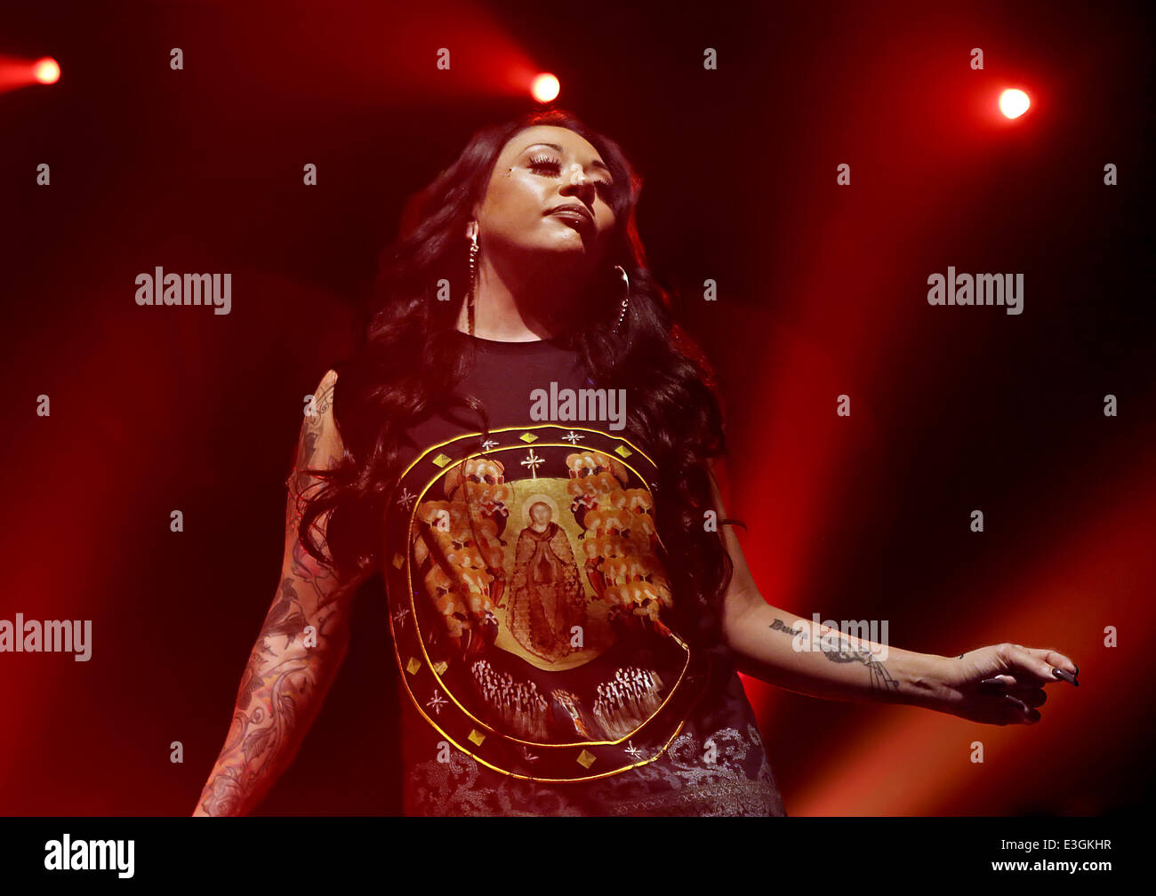 Mutya Keisha Siobhan (MKS) performing in concert at the Manchester Ritz ...