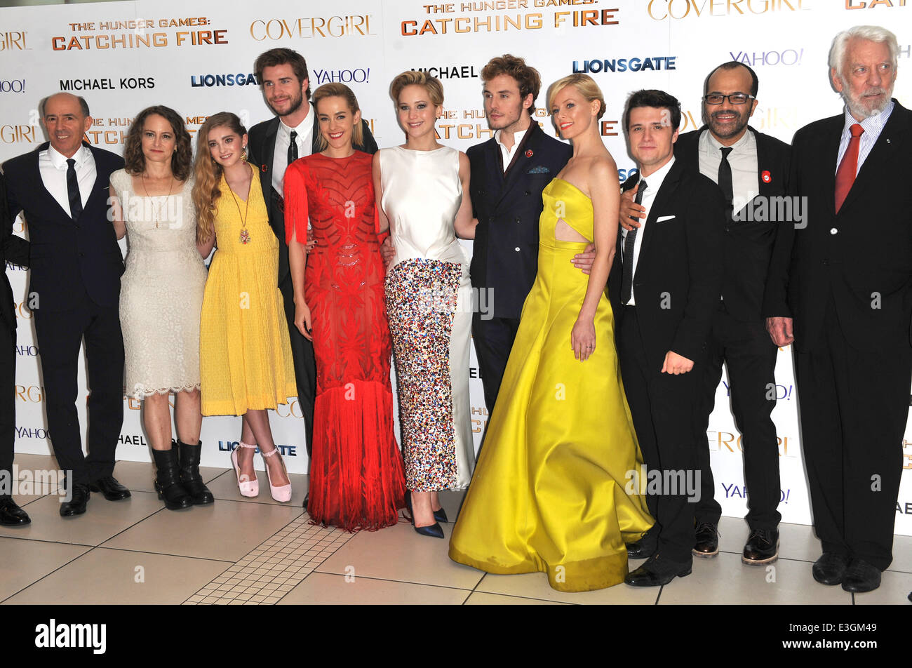 World Premiere of 'The Hunger Games: Catching Fire' at the Odeon ...