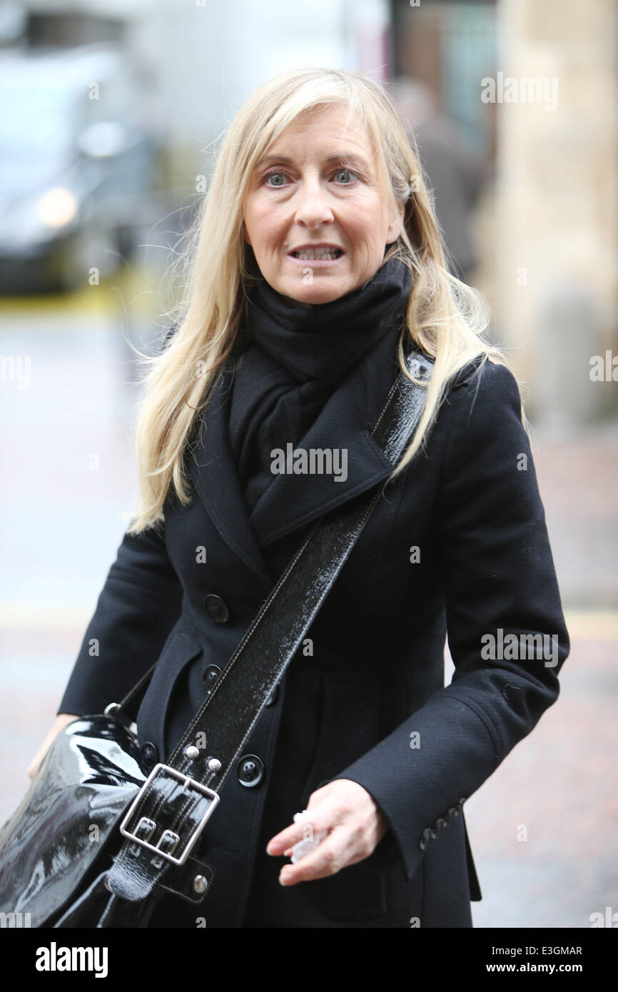Fiona Phillips outside the itv studios Featuring: Fiona Phillips Where ...