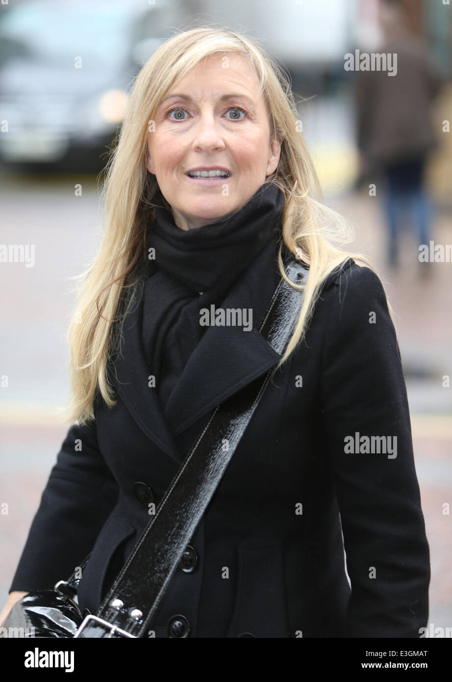 Fiona Phillips outside the itv studios Featuring: Fiona Phillips Where ...
