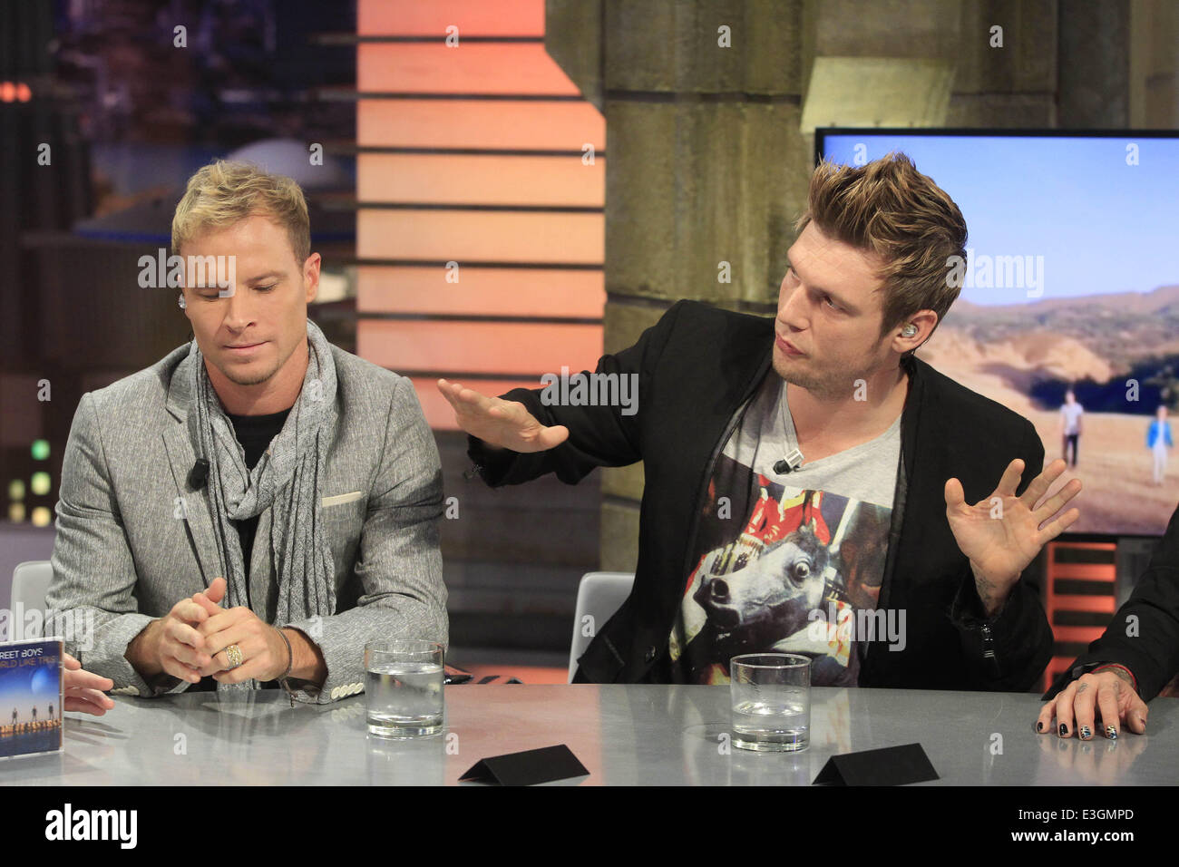 Backstreet Boys attend 'El Hormiguero' TV show at Vertice Studio ...