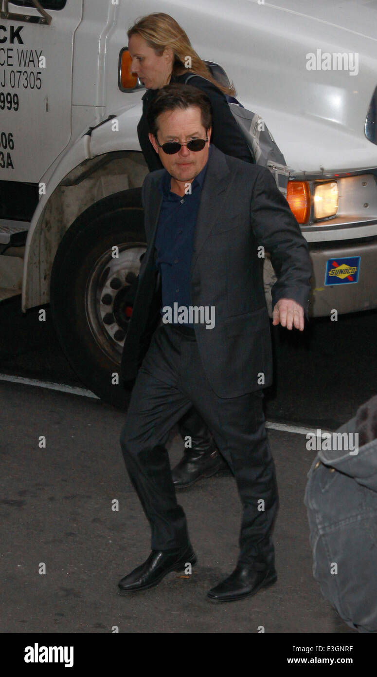 Late Show with David Letterman Guests Michael J Fox Featuring: Michael ...