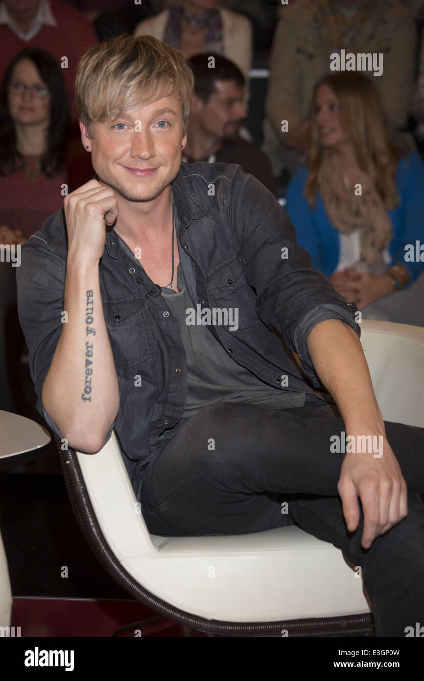 German ZDF TV talkshow Markus Lanz at Fernsehmacher-Studio Featuring ...