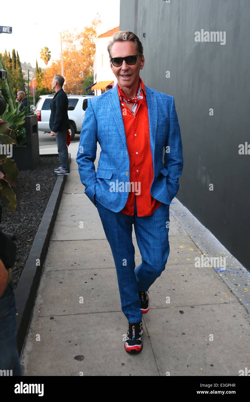 Wolfgang Joop seen arriving at the set of Germanys Next Top Model, Hosted by Heidi Klum ...