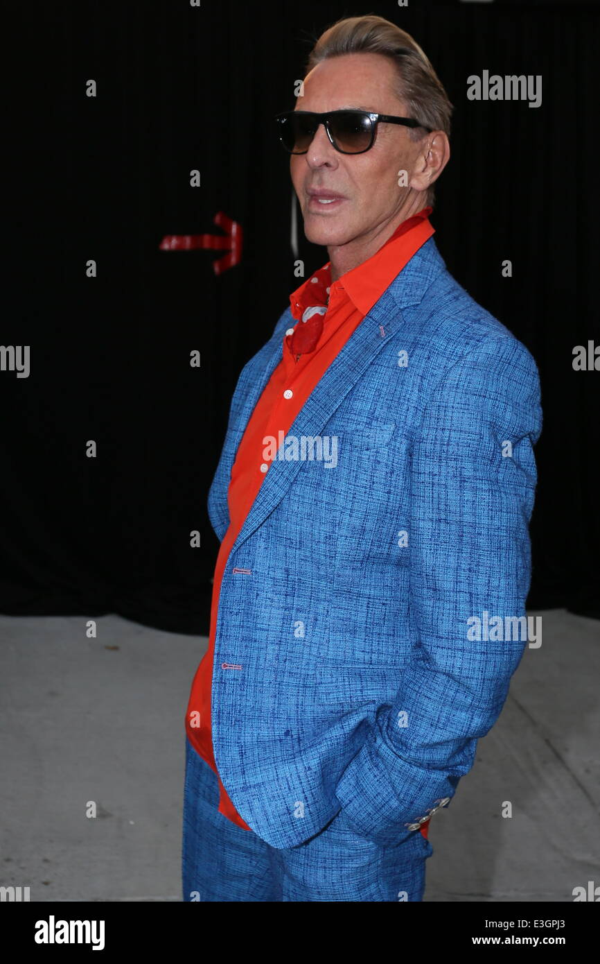 Wolfgang Joop seen arriving at the set of Germanys Next Top Model ...