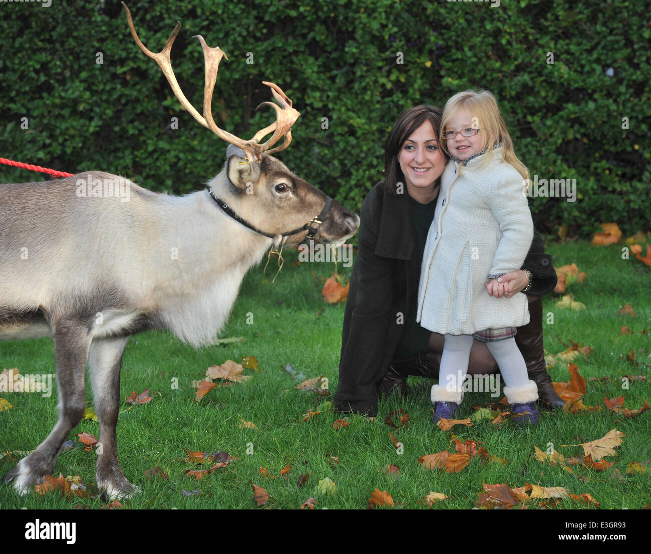 'Meet Santa' photocall held at ZSL London Zoo Featuring: Natalie ...
